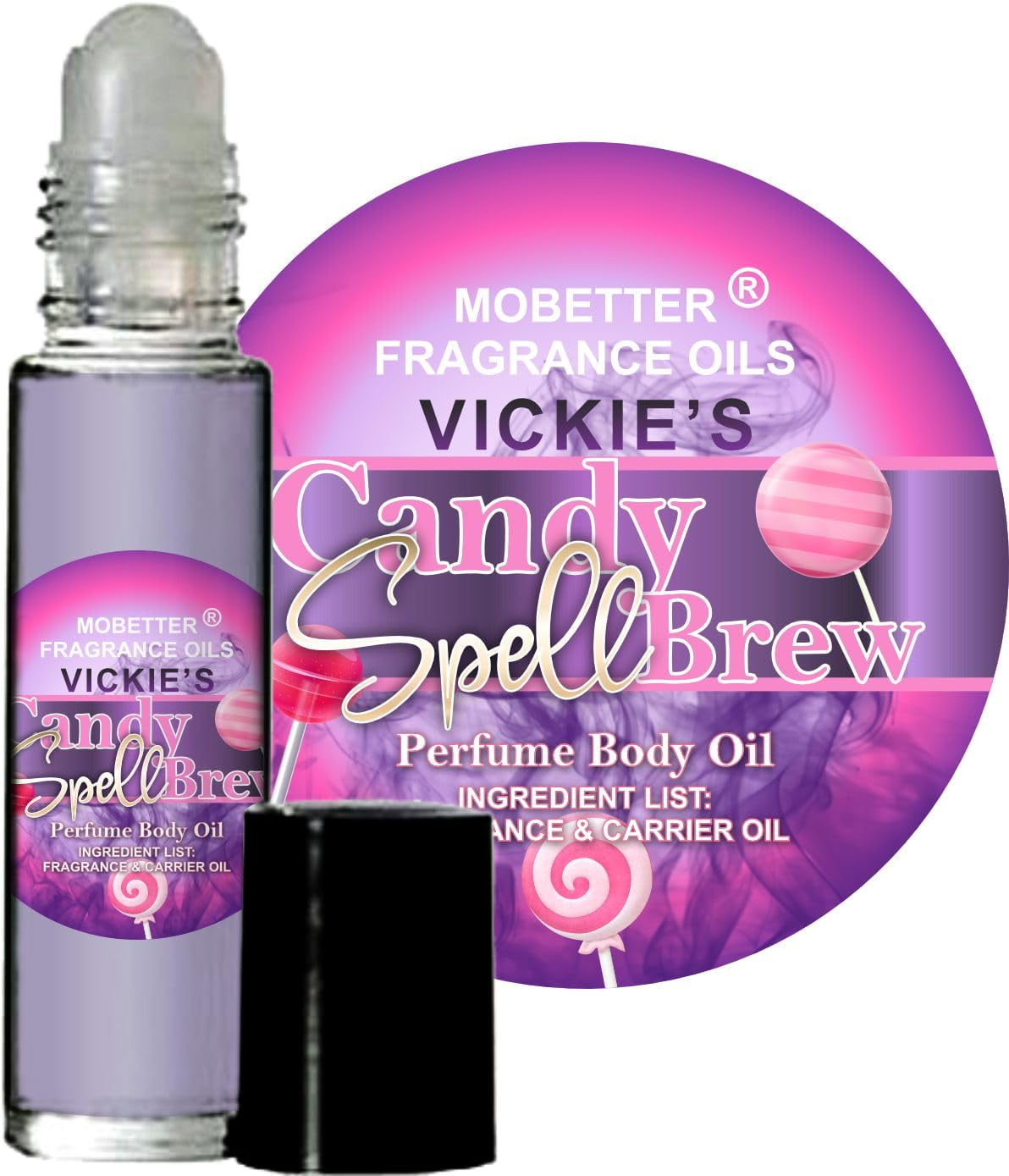 MOBETTER FRAGRANCE OILS Vickies Candy Spell Brew Perfume Women Body Oil ...