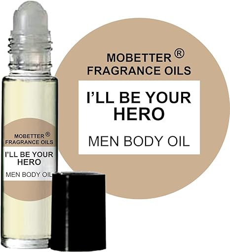 MOBETTER FRAGRANCE OILS I'll Be Your Hero Men Cologne Body Oil 1/3 oz ...