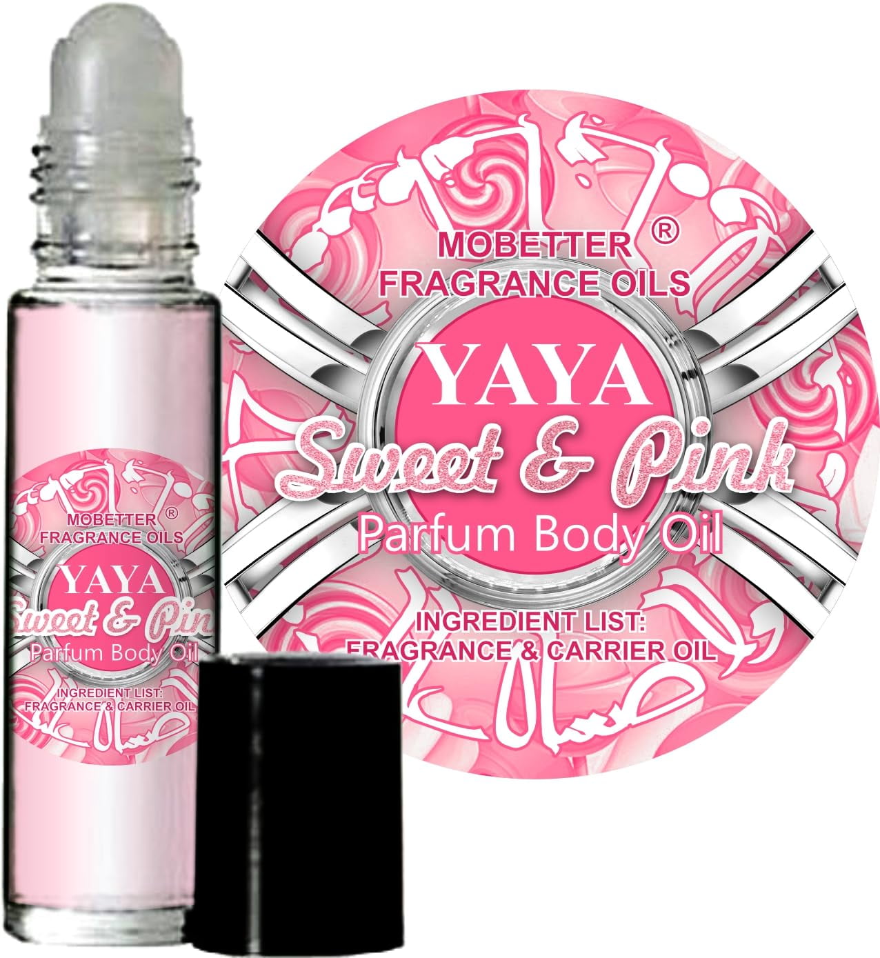 MOBETTER FRAGRANCE OILS YAYA Sweet & Pink Perfume Body Oil for Women ...