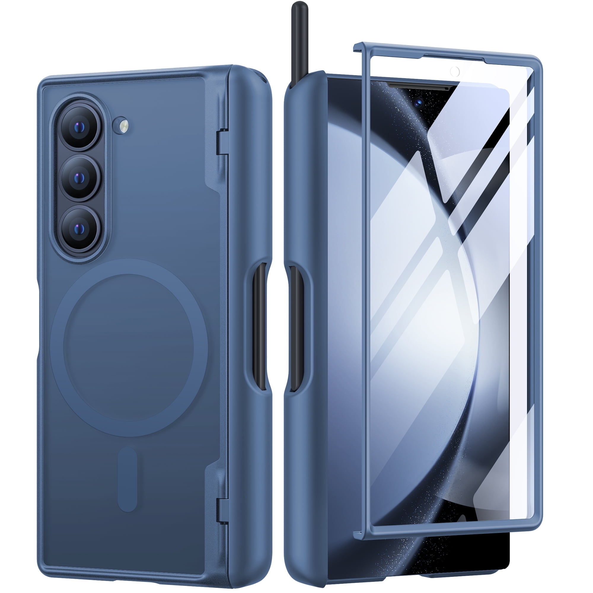 MOBOSI Matte DBLUE Hard Shell Rugged Cell Phone Case for Samsung Galaxy ...