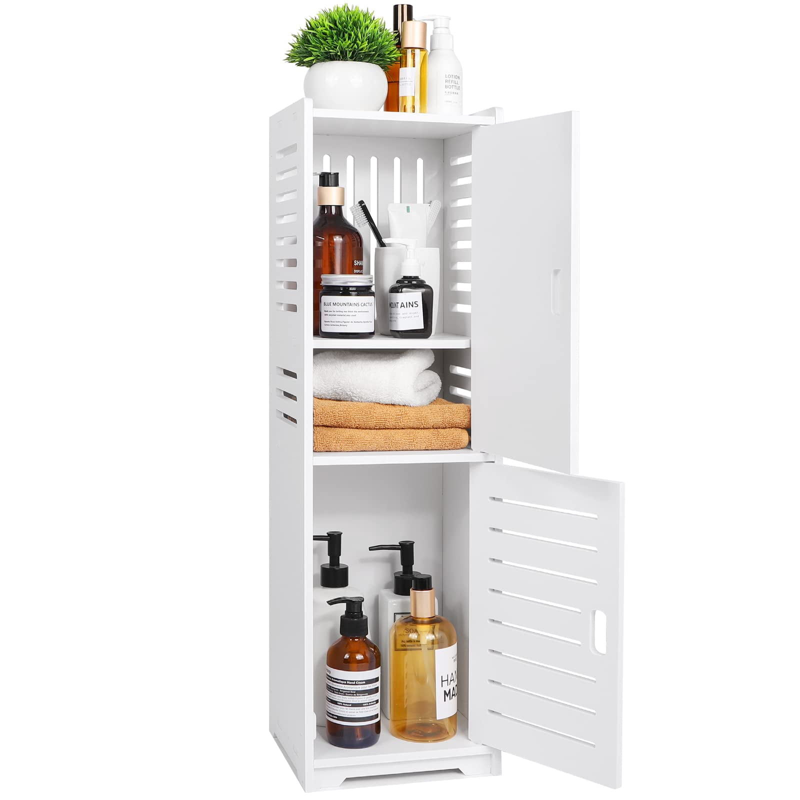 MOBPMO Bathroom Storage Cabinet, Small Waterproof Bathroom Cabinets ...
