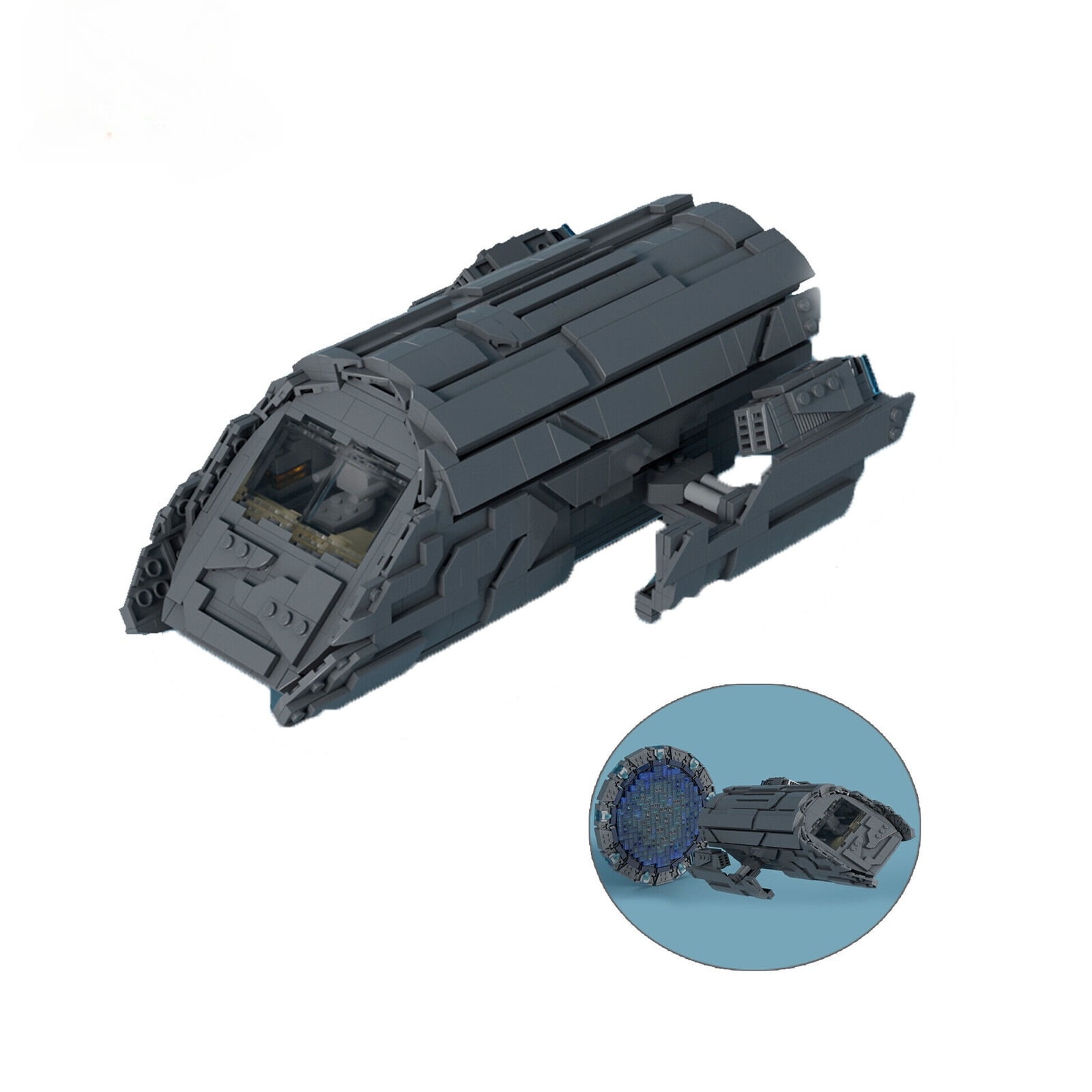 MOC-105605 Transport Spaceship Building Blocks Bricks Toys for Puddle ...
