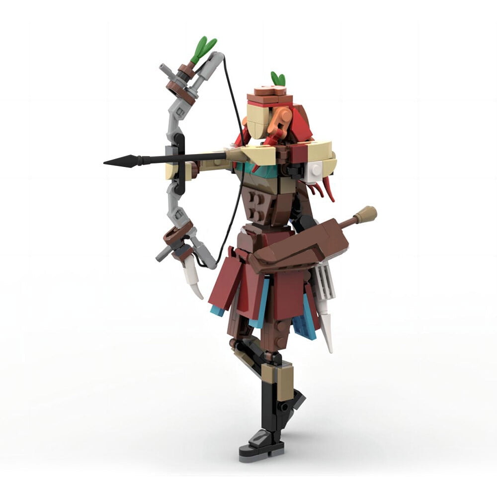 MOC-120739 Aloy Articulated Figure Model Building Blocks Set Character ...