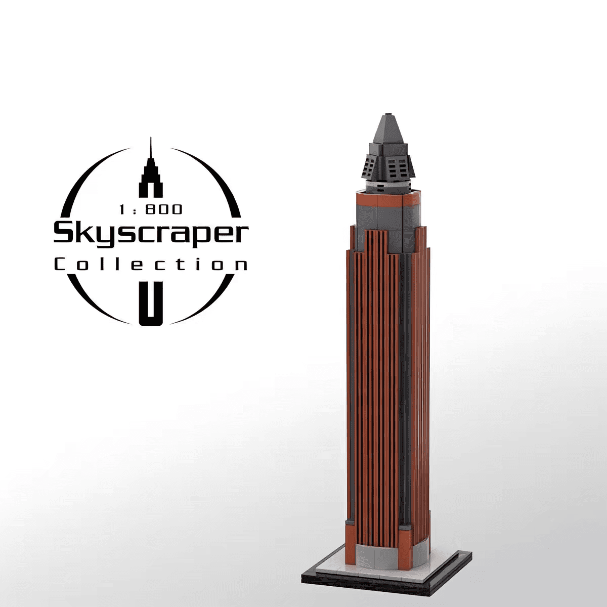 MOC-149040 Messeturm Messe Tower Modular Building Blocks Set Skyscraper ...
