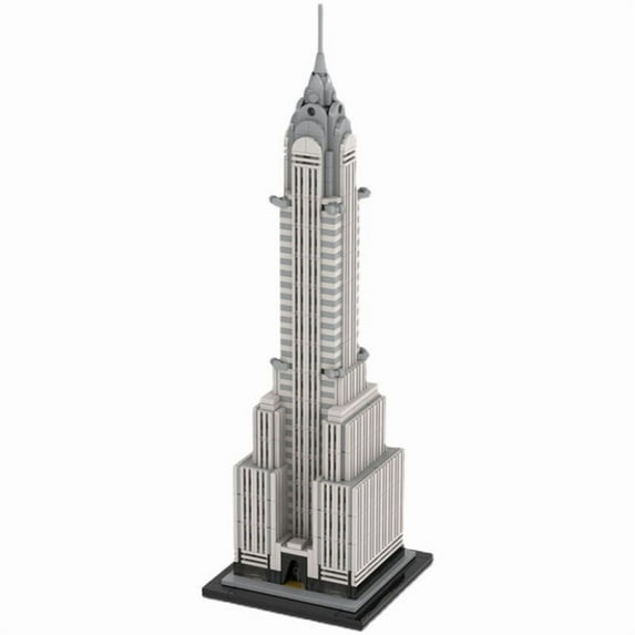 MOC-30051 Modular Chrysler Building Blocks Set Skyscraper MOC Bricks ...