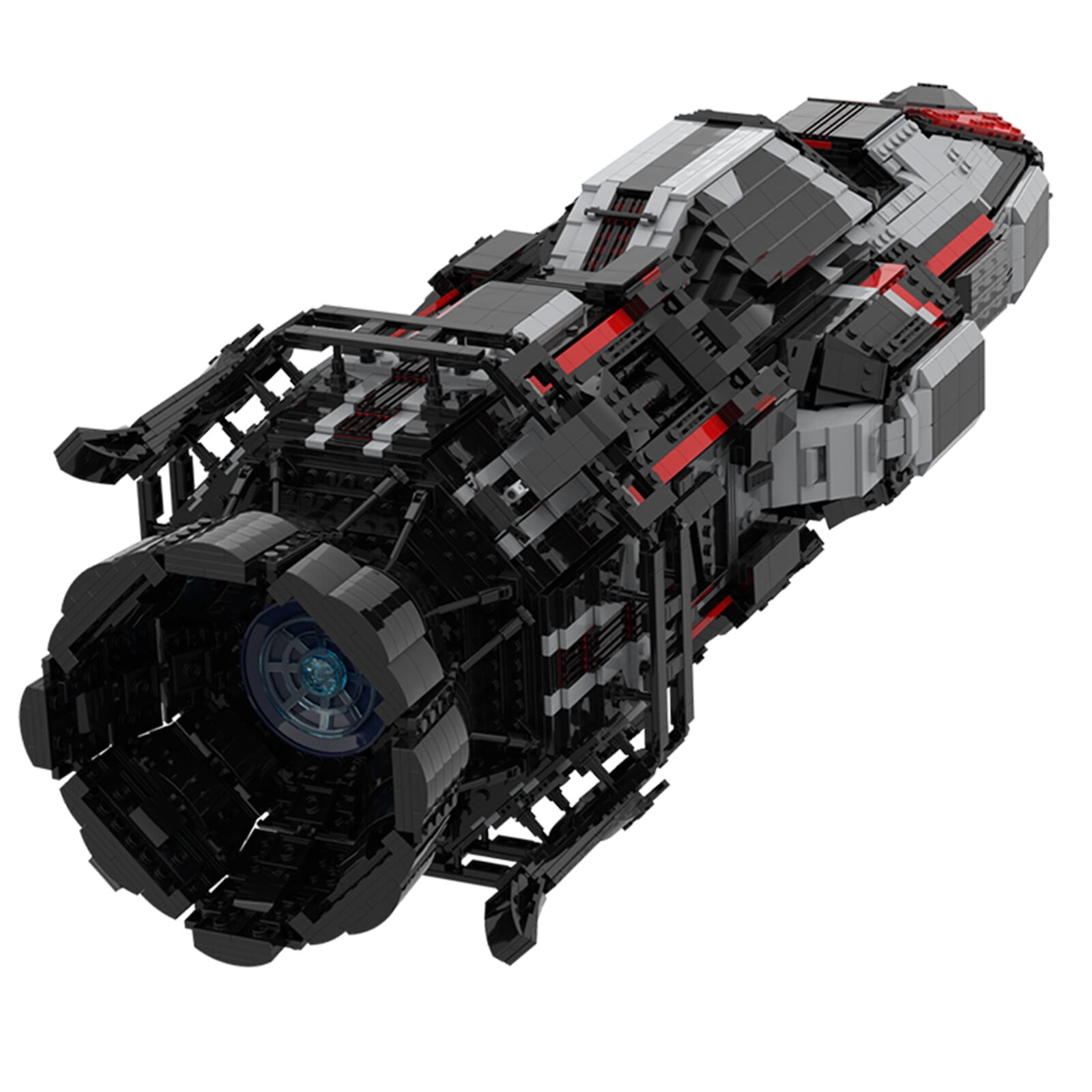 MOC-51458 Corvette Class Frigate ECF-270 Spaceship Building Blocks Set ...