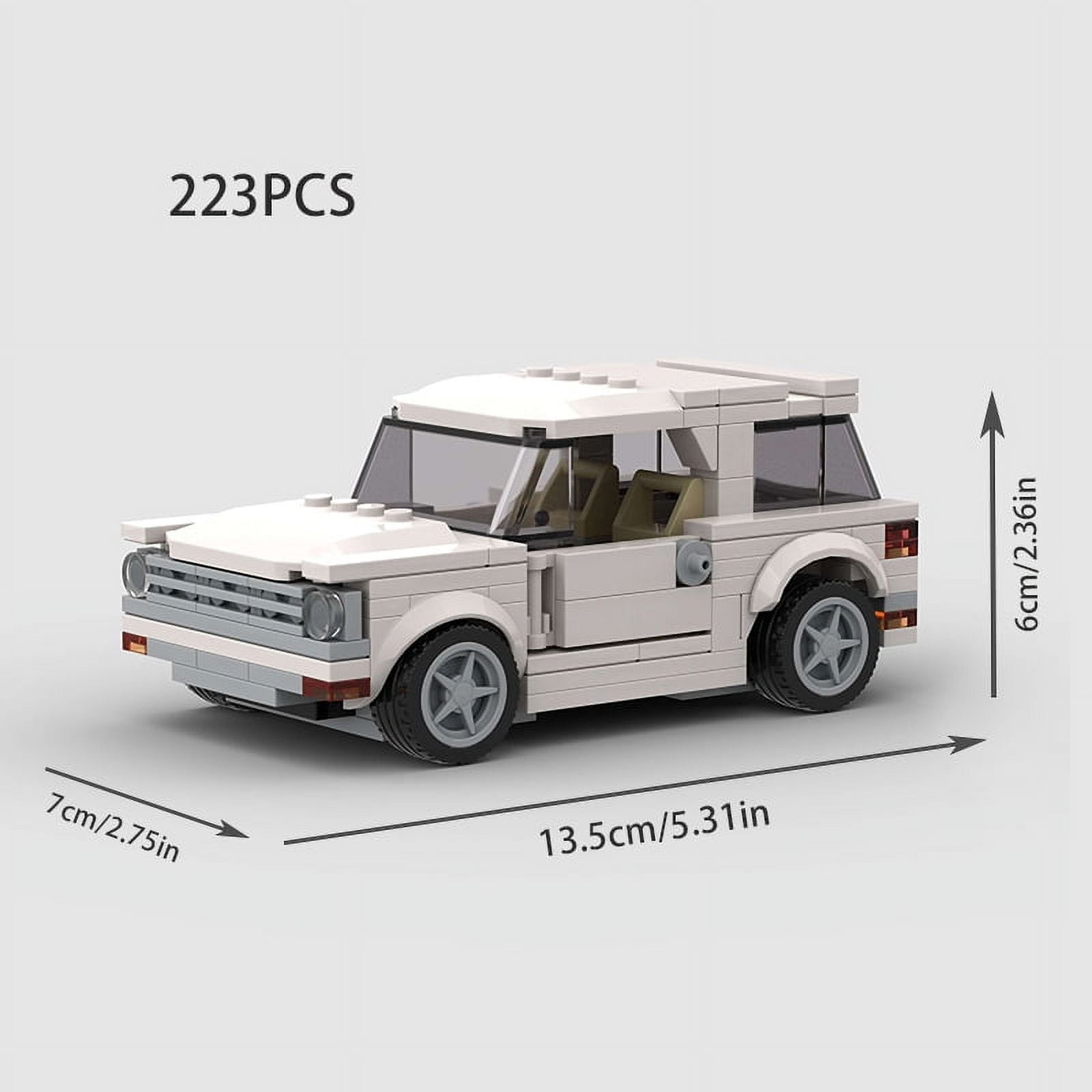 MOC 90's Hatchback Brick Car Speed Champion Racer Building Block Sports ...