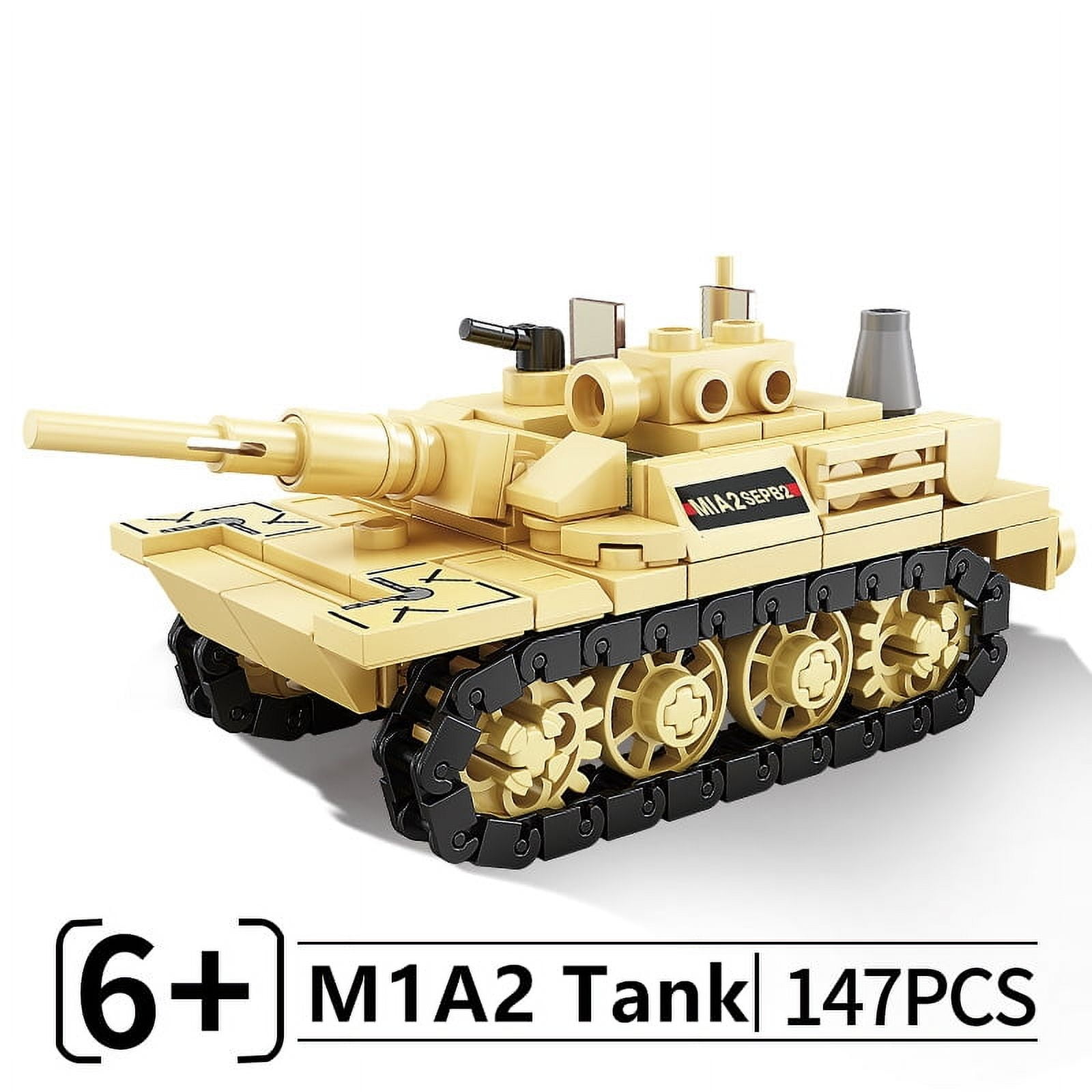 MOC 99A Main Battle Tank M1A2 War Military City Vehicle Car Building ...