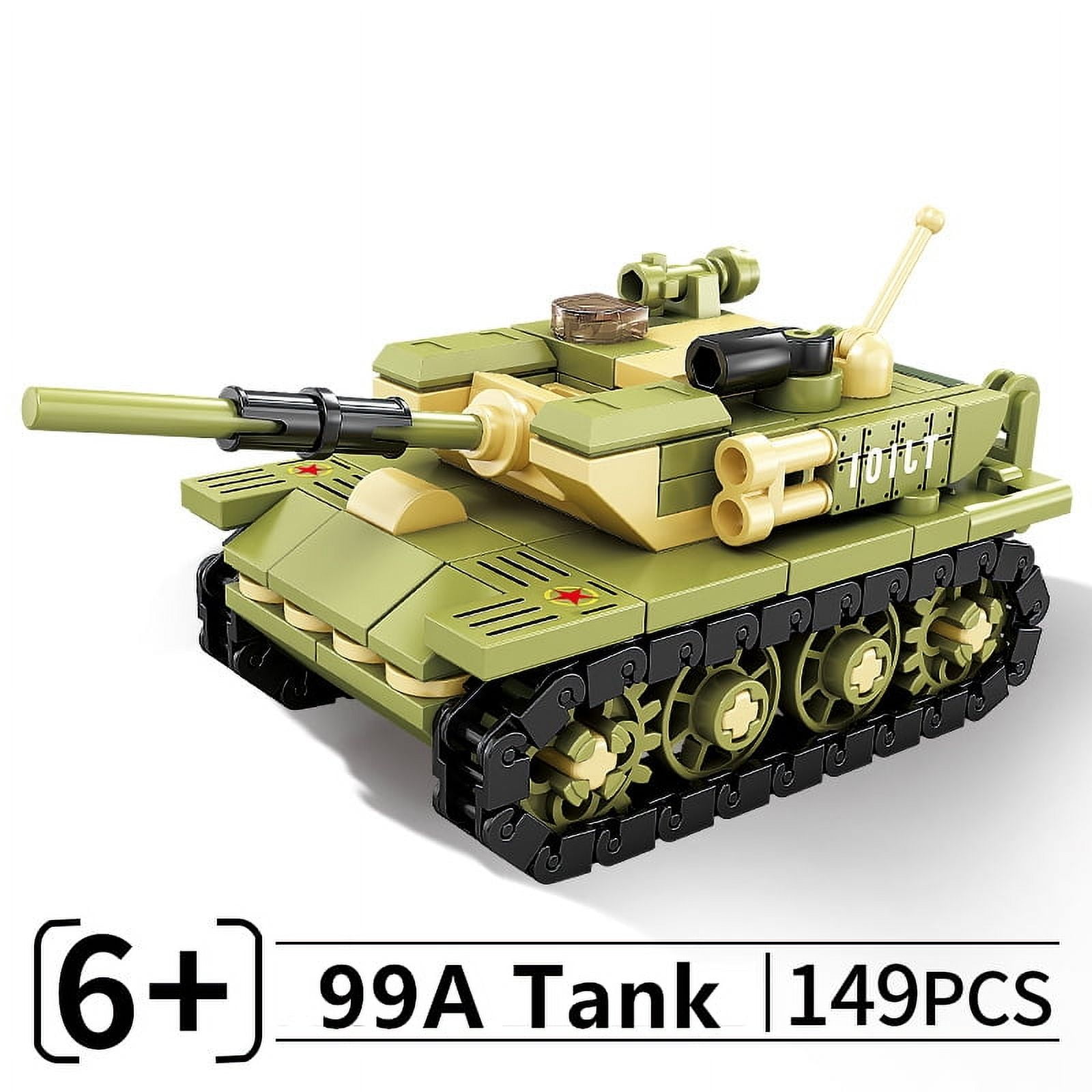 MOC 99A Main Battle Tank M1A2 War Military City Vehicle Car Building ...