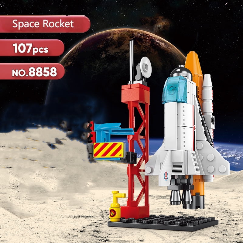 MOC Aerospaces Building Blocks Model Manned Rocket Craft Launch Center ...
