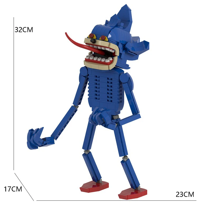 MOC Animated Character Sonices Model Building Blocks Horror Sinful ...