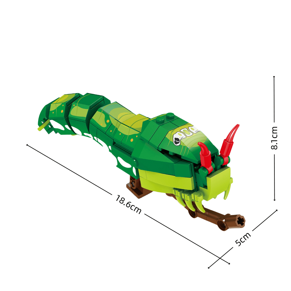 MOC Bionic Animal Figures Centipede Scorpion Spider Trilobites Building ...