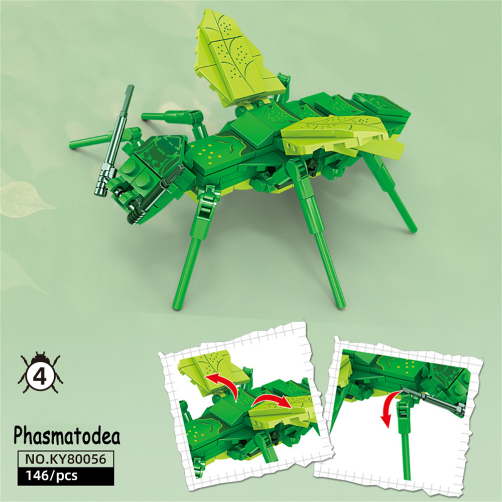 MOC Bionic Animal Figures Centipede Scorpion Spider Trilobites Building ...