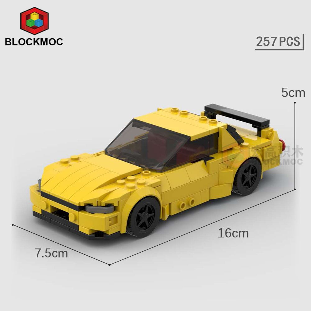 MOC Blocks JDM Fast & Furious Skylinec Gtr R34 S14 350Z R32 GT-R 240z ...