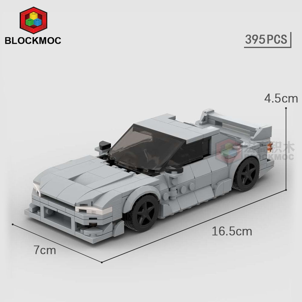 MOC Blocks JDM Fast & Furious Skylinec Gtr R34 S14 350Z R32 GT-R 240z ...