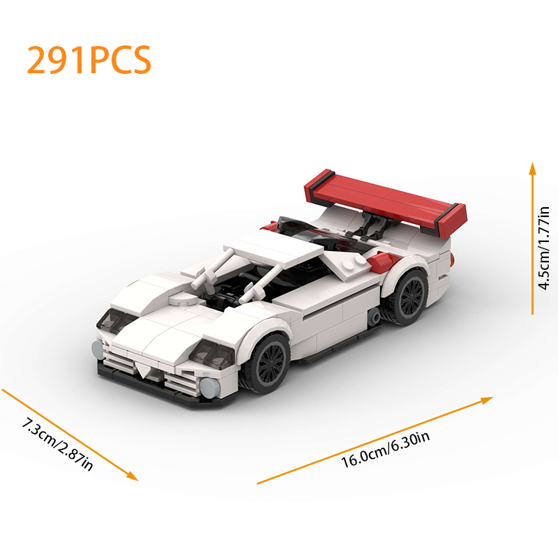 MOC Brick R390 GT1 Technical Car Speed Champion Racer Building Block ...