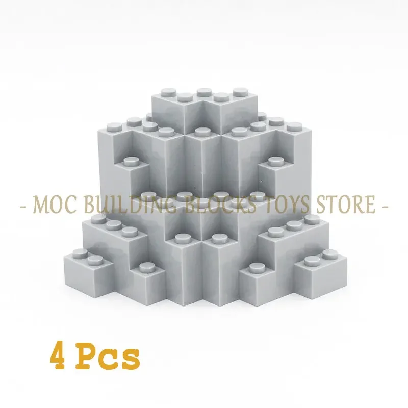 MOC Brick Rock Triangular Rockery Stone Wall Slab Barbacan Rampart ...