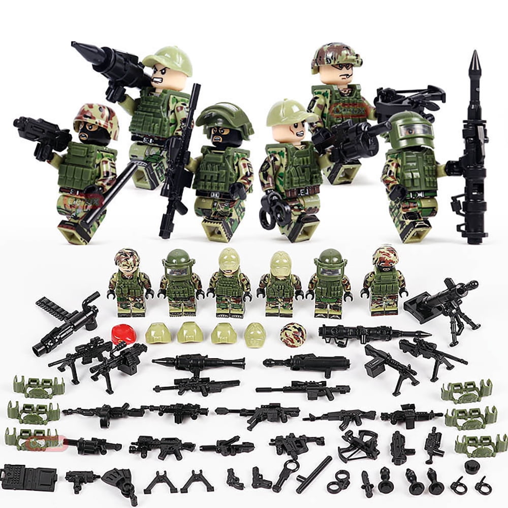 Customer reviews for MOC, 6pcs Special Forces Military Dolls, Building ...