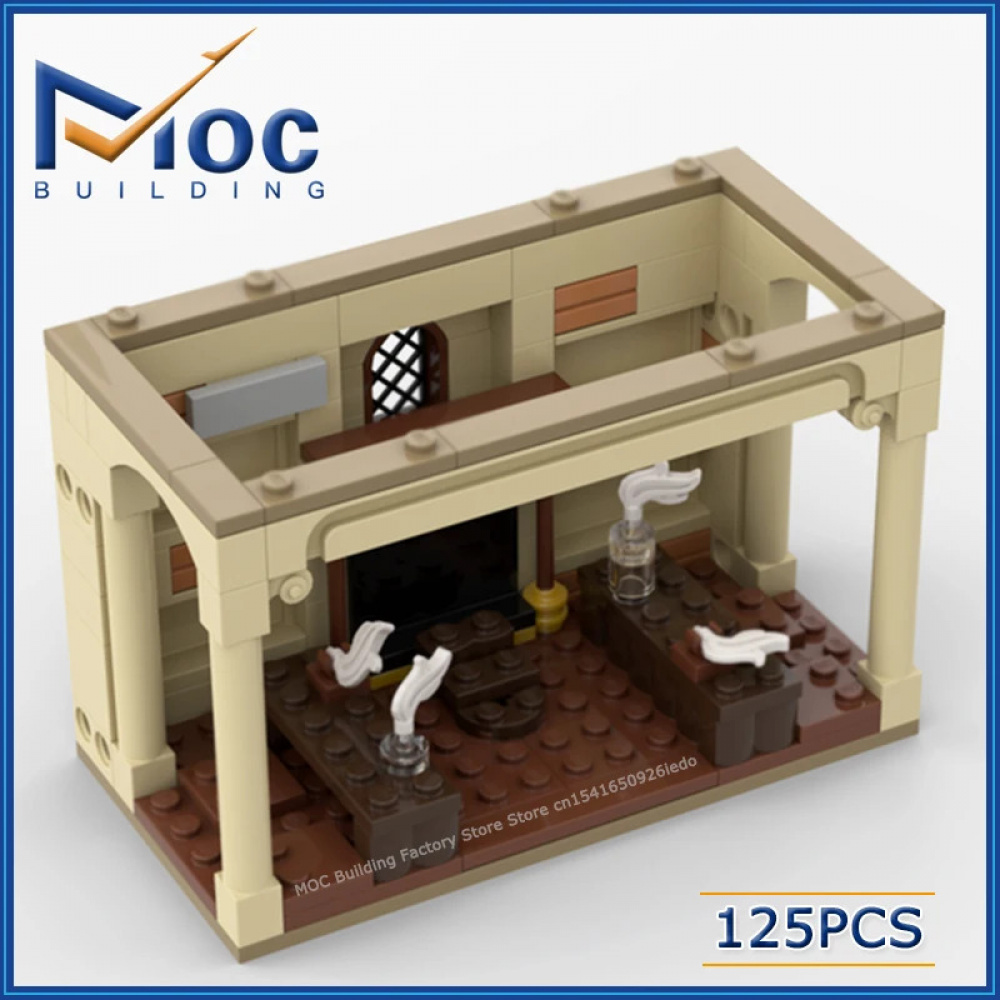 MOC Building Blocks Classic Movie Series Modular Scene Office Common ...