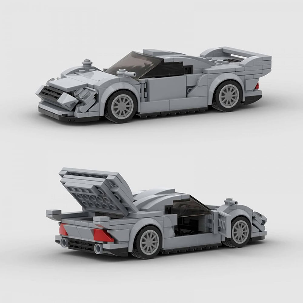 MOC CLK GTR V2 Famous Supercar Technical Speed Champions Race Car ...