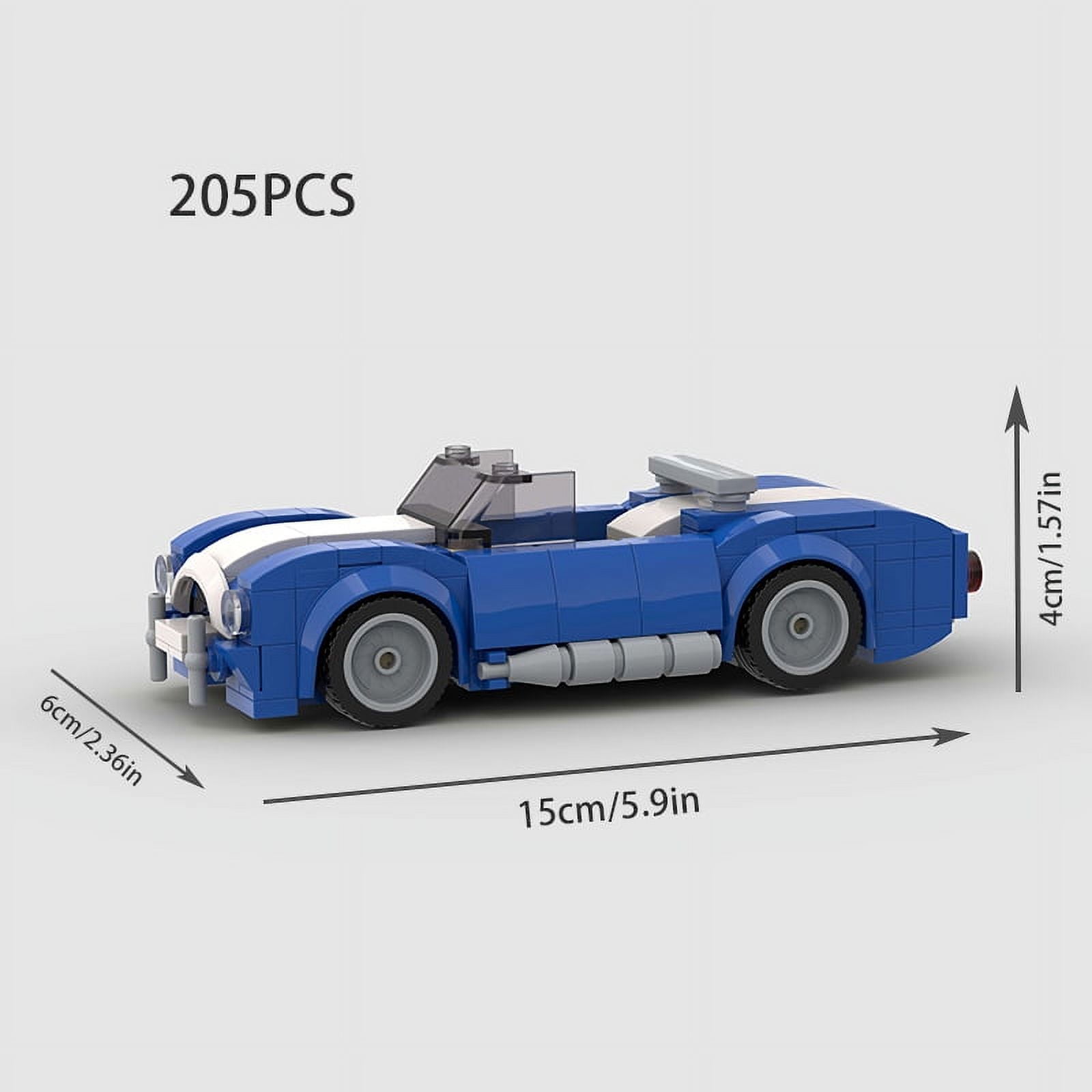 MOC Cabriolet AC289 Cobra City Vehicle Building Blocks Speed Champions ...