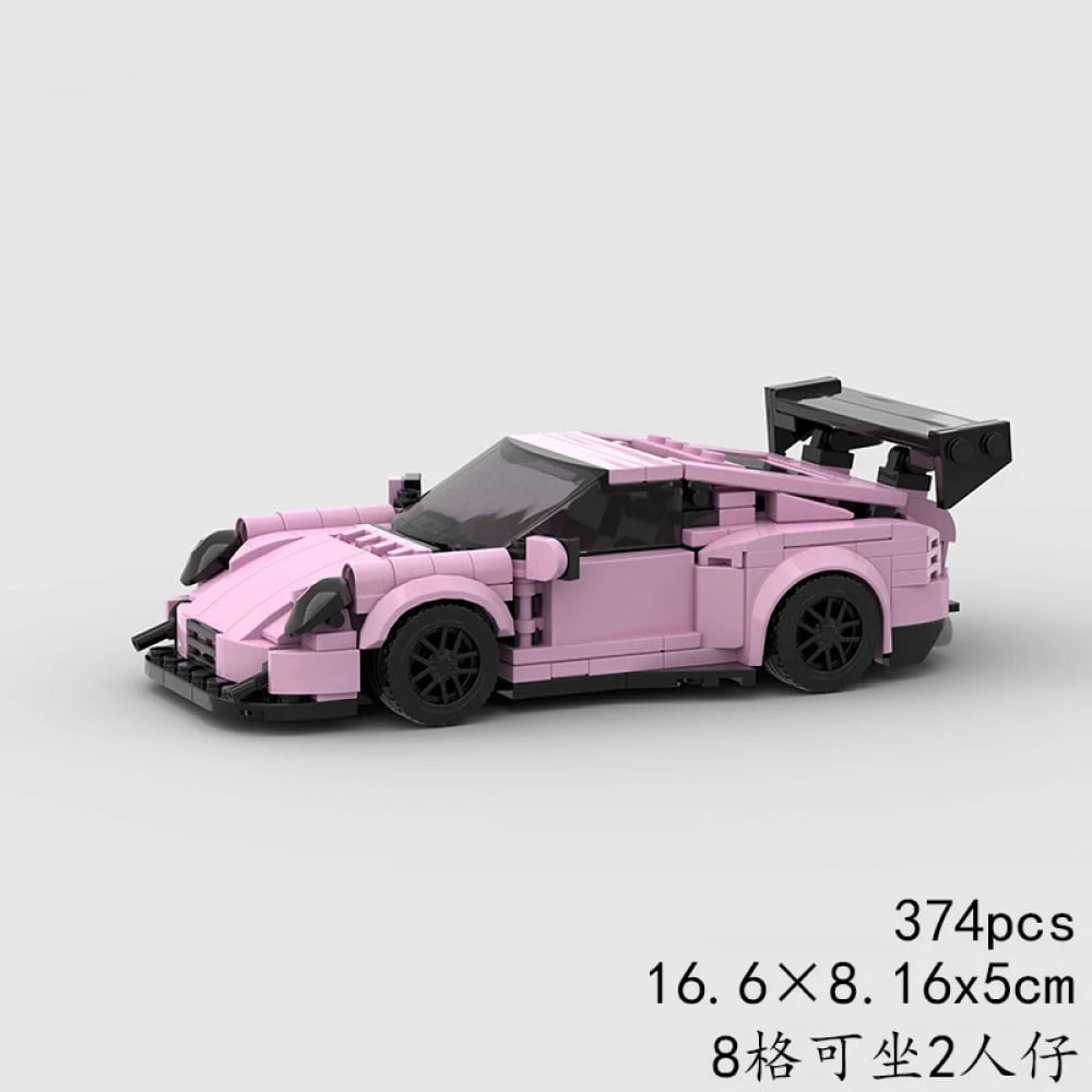 MOC Car Classical F1 Racing Vehicle model Building Block Speed ...