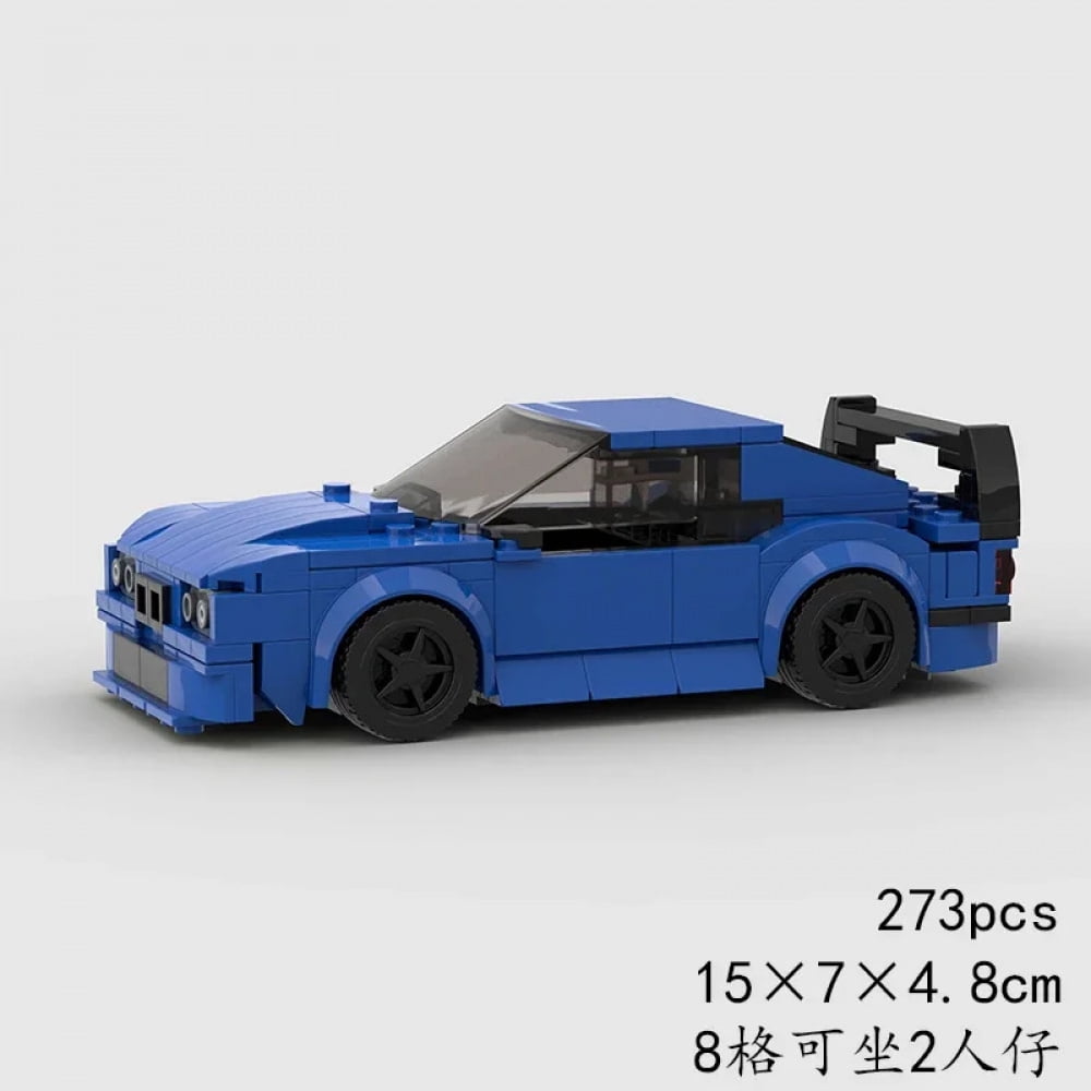 MOC Car E36 Racing Vehicle Building Block model Speed Champions Super ...