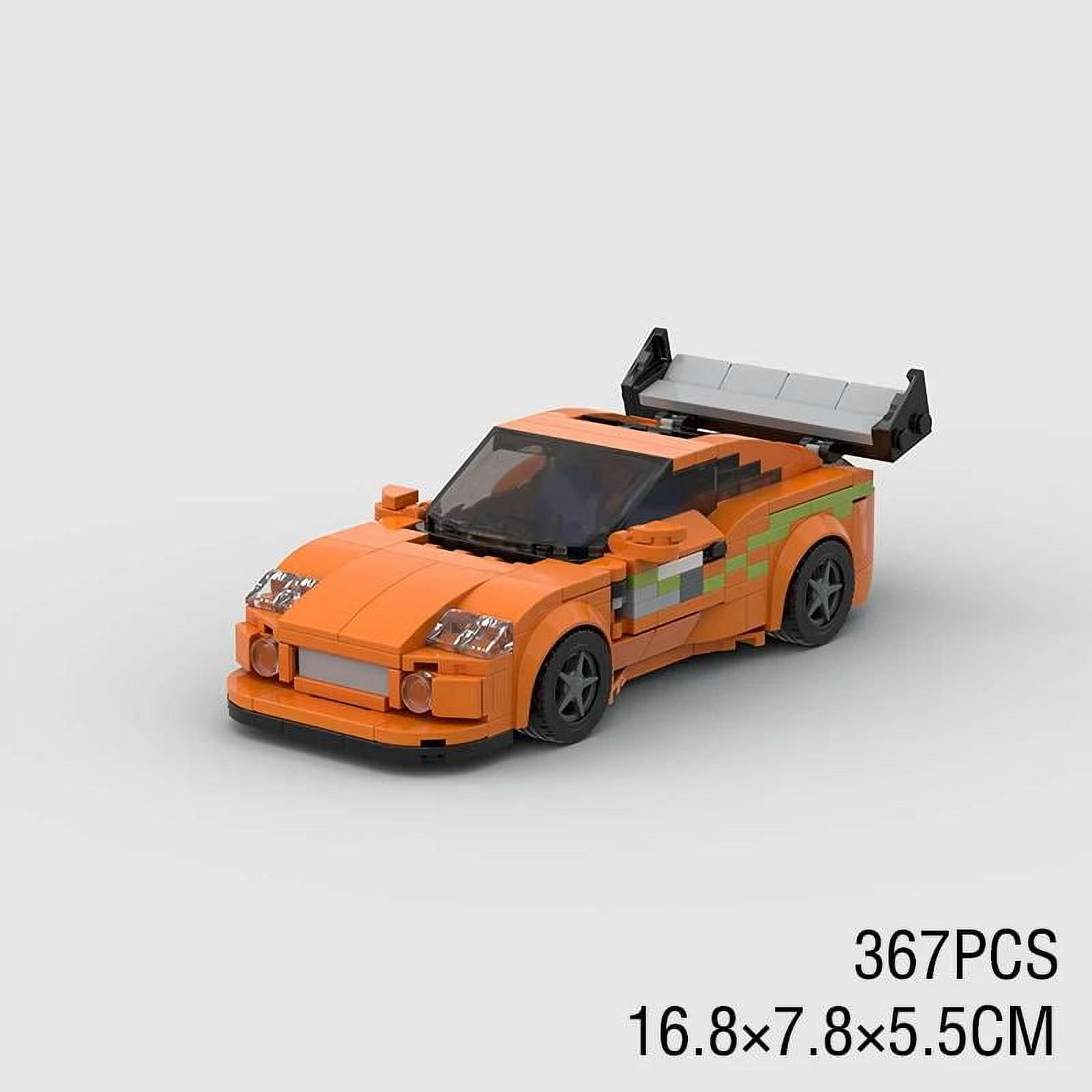 MOC Car F40 F50 RX7 AE86 Chiron R8 Creative Racing Vehicle Model ...