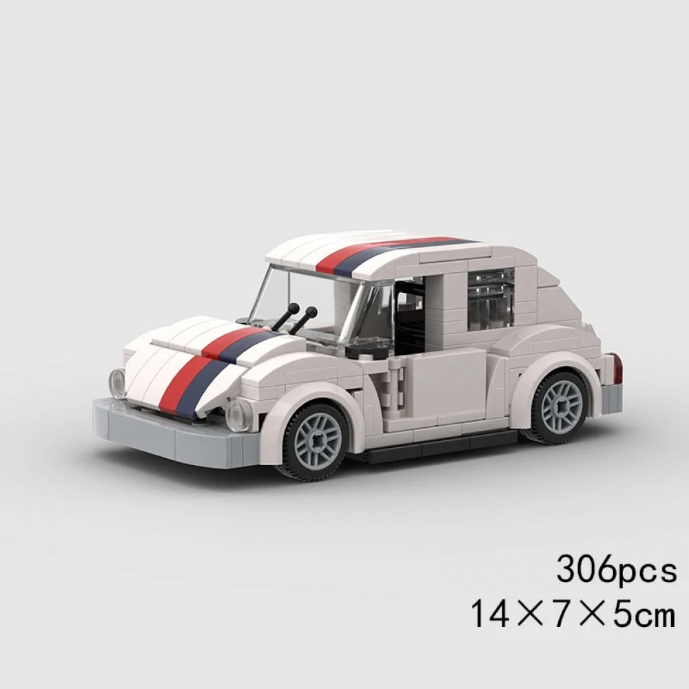 MOC Car F40 F50 RX7 AE86 Chiron R8 Creative Racing Vehicle Model ...