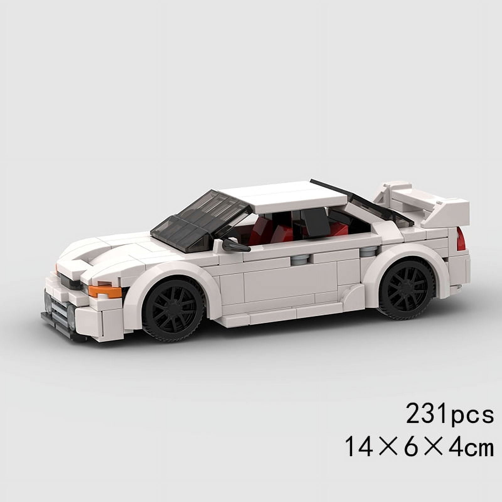 MOC Car F40 F50 RX7 AE86 Chiron R8 Creative Racing Vehicle Model ...