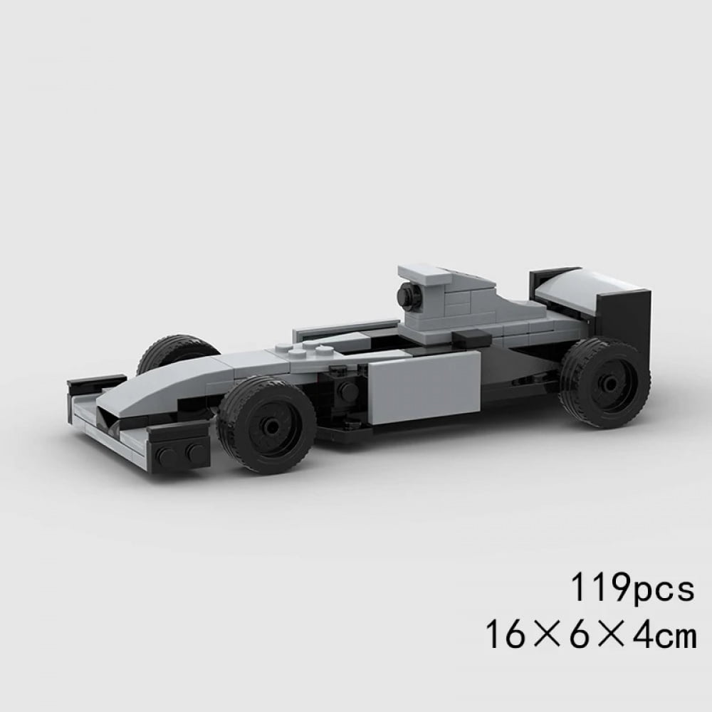 MOC Car MP4-17 F1 Racing Technical Vehicle Model Building Block Speed ...