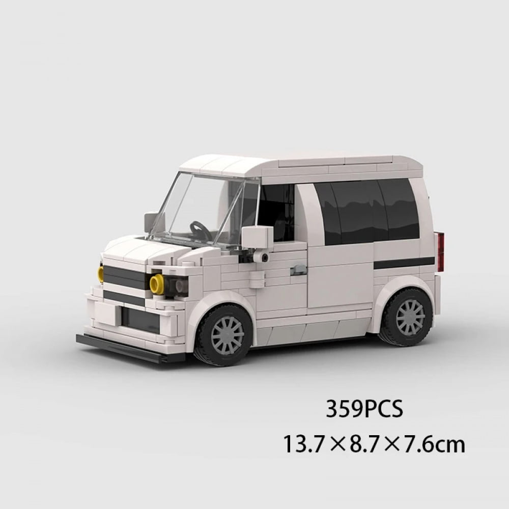 MOC Car N Van Bus model Building Block minibus Vehicle Creative brick ...