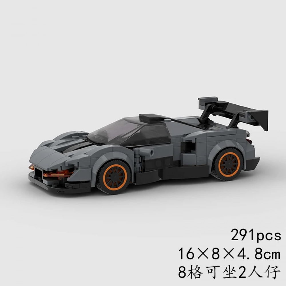 MOC Car Senna V2 F1 Racing Vehicle Model Building Block Speed Champions ...