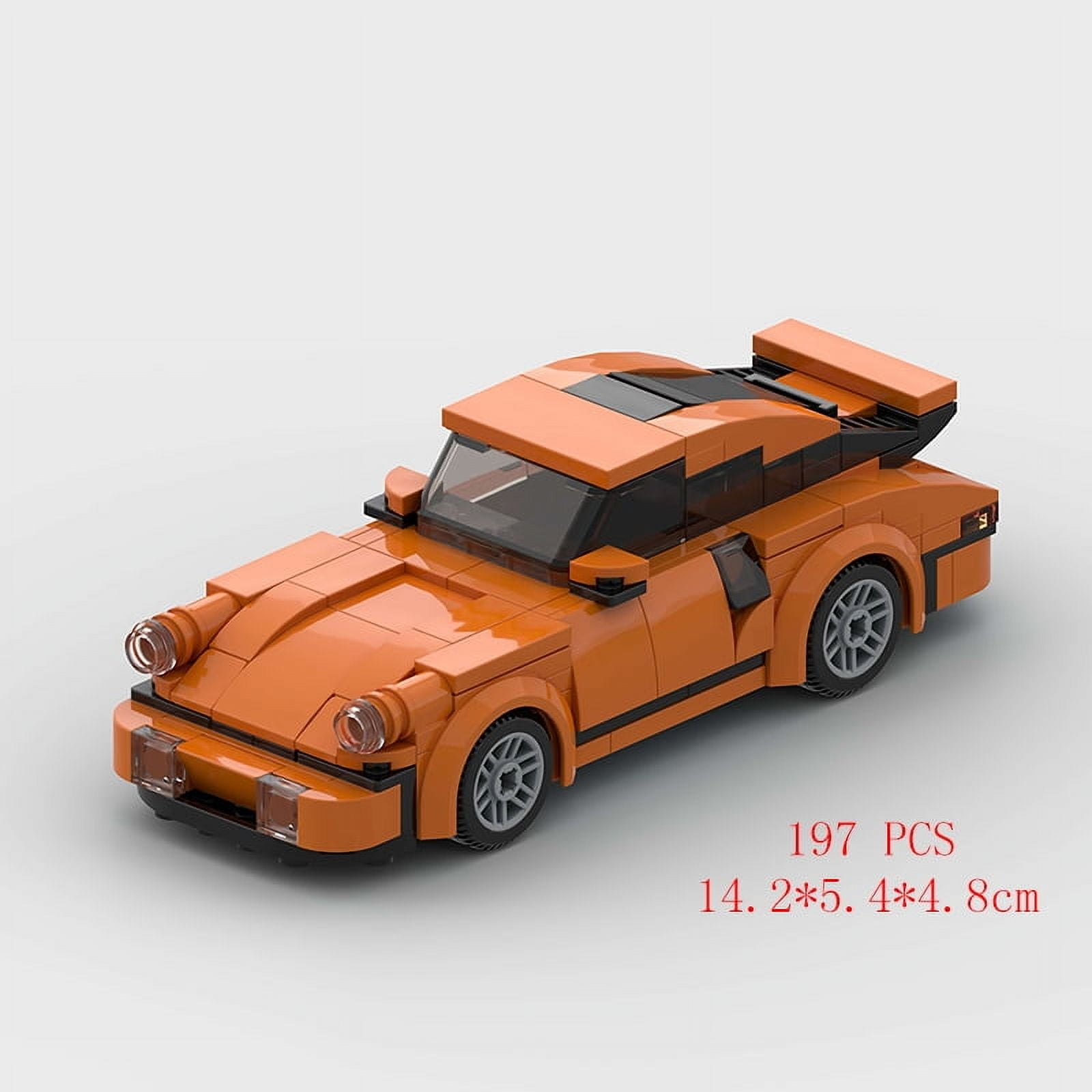 MOC Car Speed Champions Super Racer Police Vehicle Diy Model Building ...