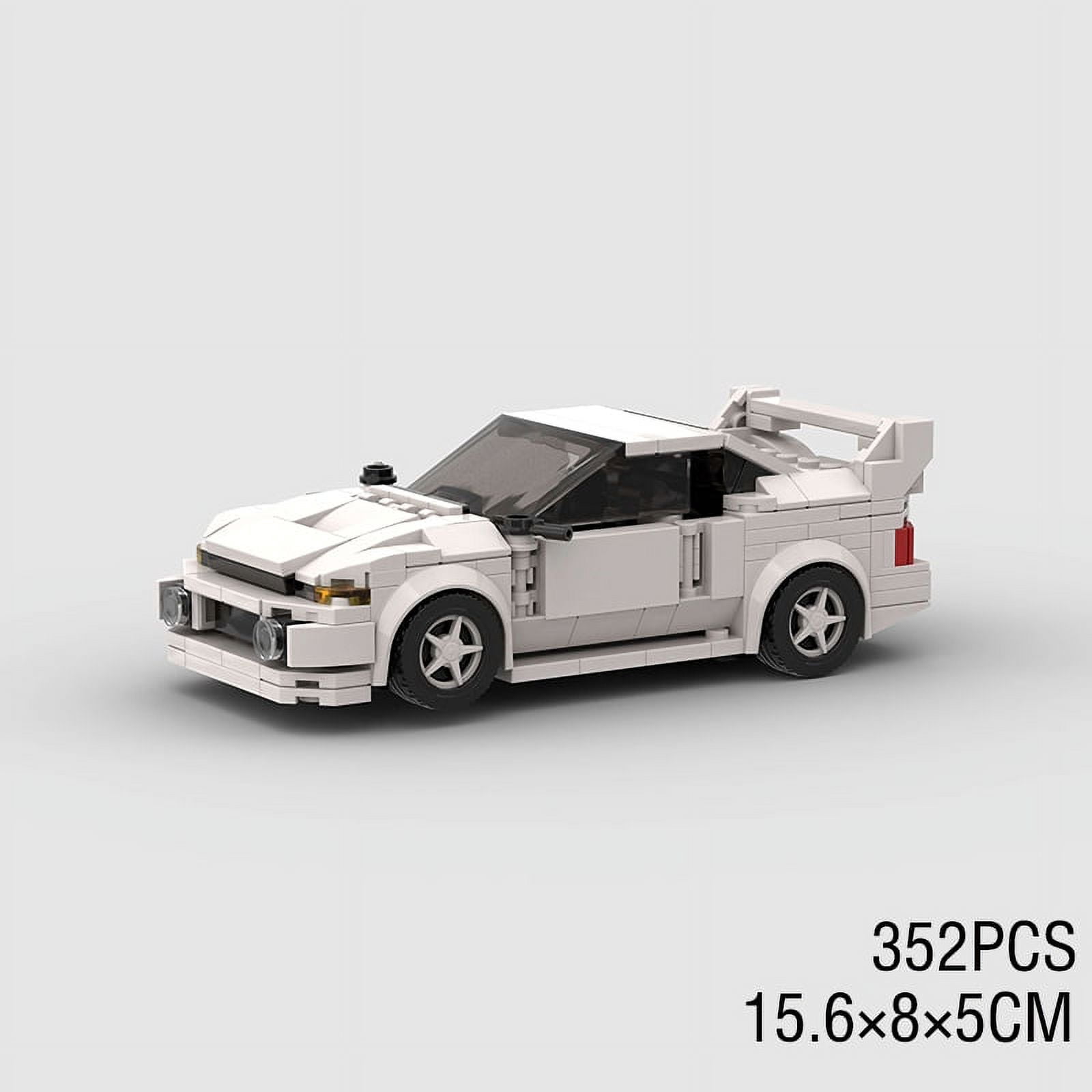 MOC Car Speed Champions Super Racer Police Vehicle Diy Model Building ...