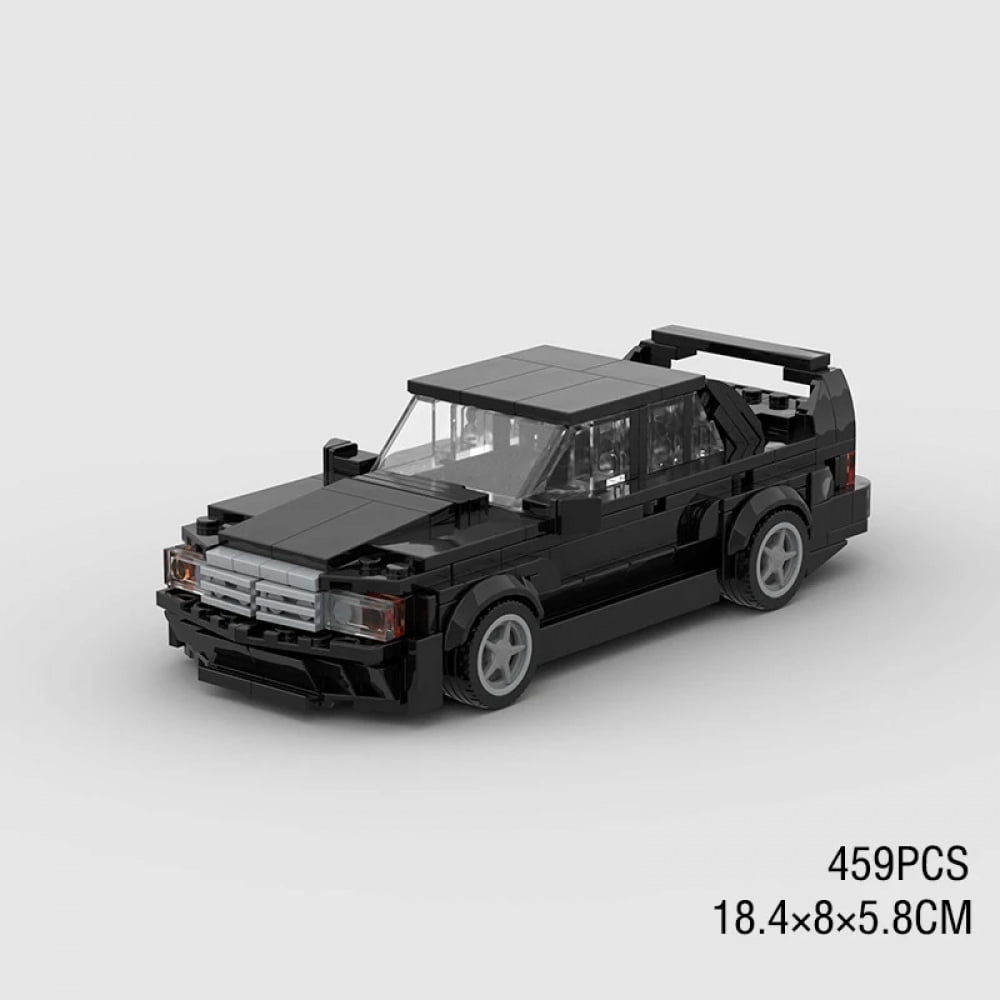 MOC Car Speed Champions Super Racer Police Vehicle Diy Model Building ...
