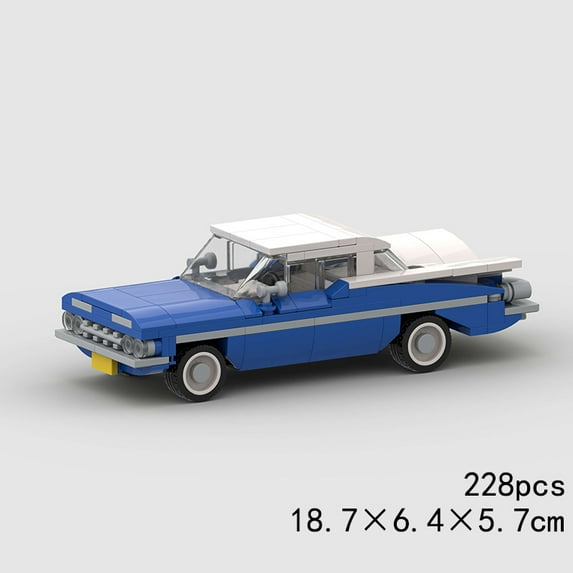 MOC Car Speed R34 488 Pickup R32 Racing Vehicle Model Building Block ...