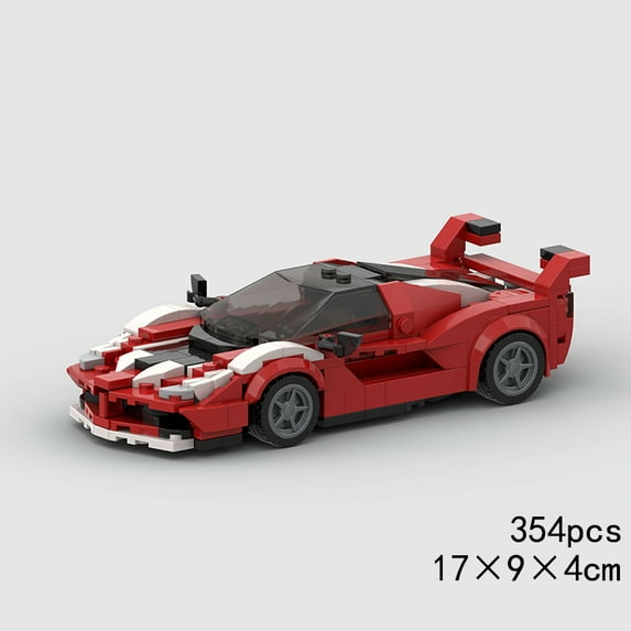 MOC Car Speed R34 488 Pickup R32 Racing Vehicle Model Building Block ...