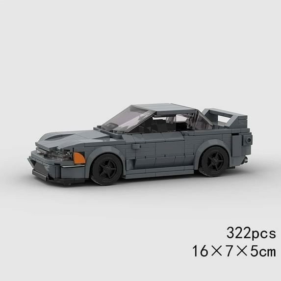 MOC Car Speed R34 488 Pickup R32 Racing Vehicle Model Building Block ...