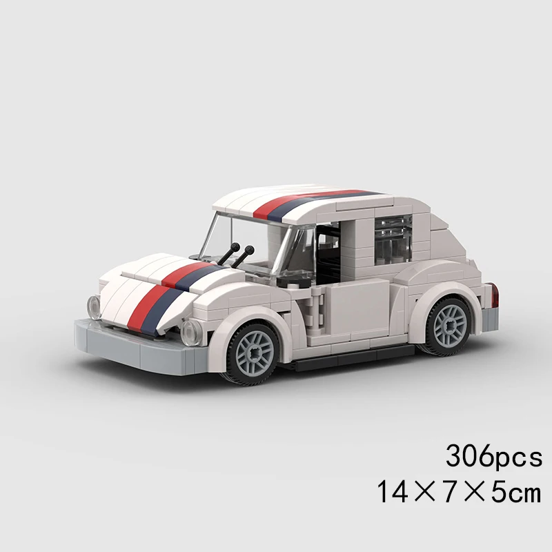 MOC Car Speed R34 488 Pickup R32 Racing Vehicle Model Building Block ...