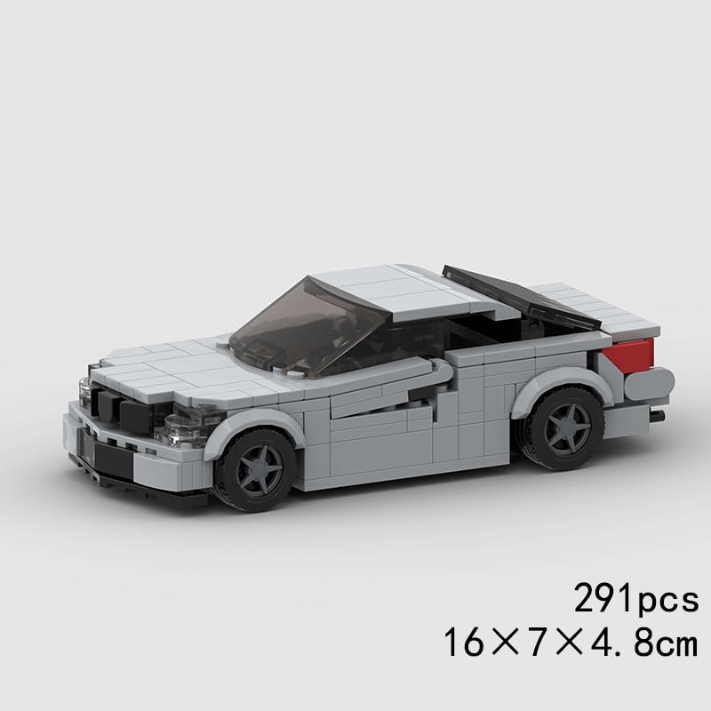 MOC Car Speed R34 488 Pickup R32 Racing Vehicle Model Building Block ...