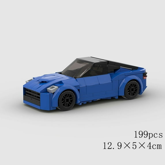 MOC Car Speed RX7 AE86 Chiron R8 Creative Racing Vehicle Model Building ...