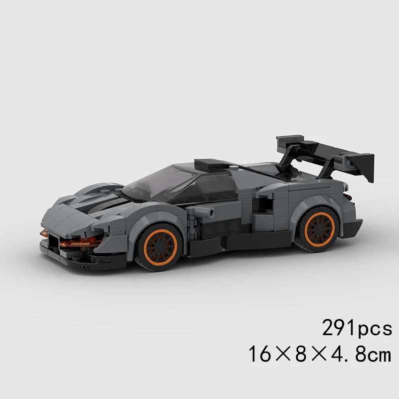 MOC Car Speed RX7 AE86 Chiron R8 Creative Racing Vehicle Model Building ...