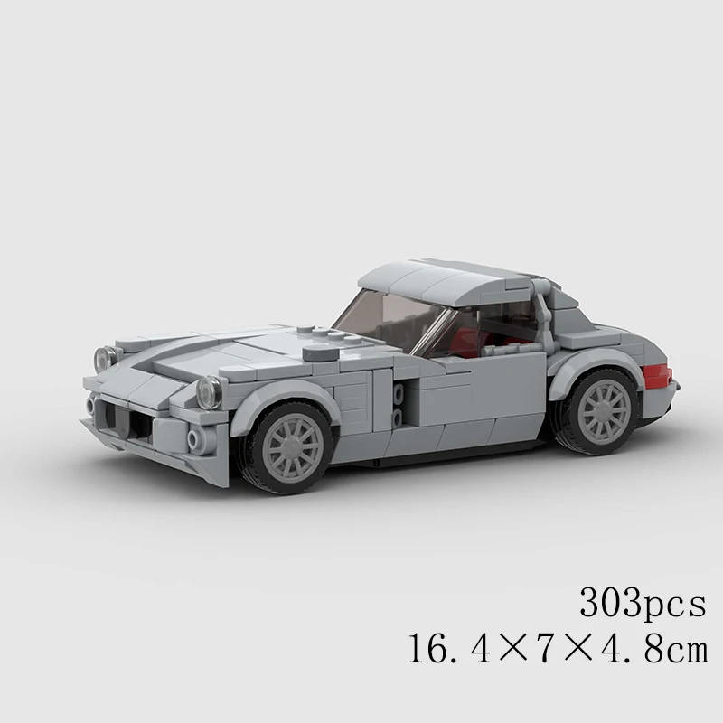 MOC Car Speed RX7 AE86 Chiron R8 Creative Racing Vehicle Model Building ...