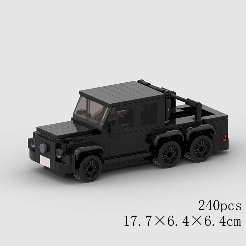 MOC Car Speed RX7 AE86 Chiron R8 Creative Racing Vehicle Model Building ...