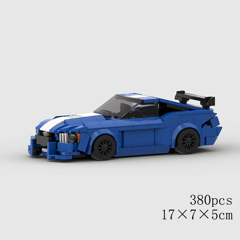 MOC Car Speed RX7 AE86 Chiron R8 Creative Racing Vehicle Model Building ...