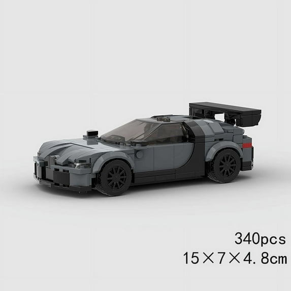 MOC Car Speed RX7 AE86 Chiron R8 Creative Racing Vehicle Model Building ...