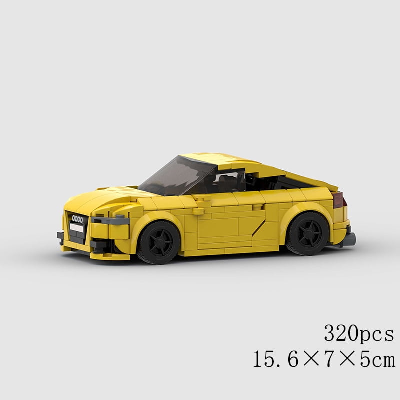 MOC Car Speed RX7 AE86 Chiron R8 Creative Racing Vehicle Model Building ...