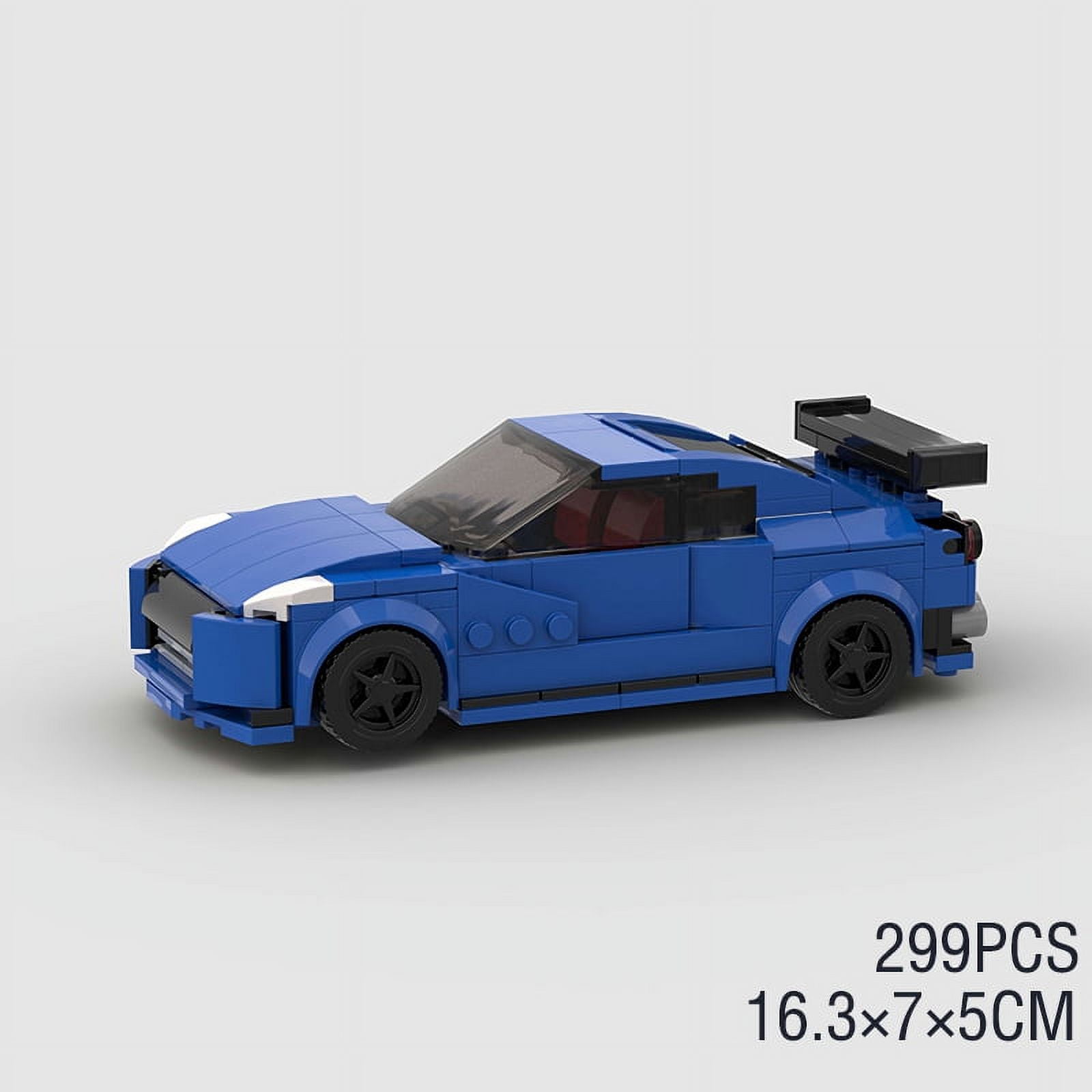 MOC Car Speed RX7 AE86 Chiron R8 Creative Racing Vehicle Model Building ...