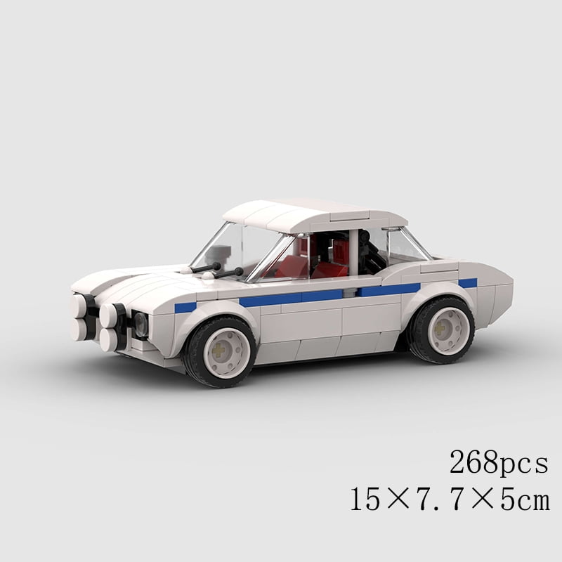 MOC Car Speed RX7 AE86 Chiron R8 Creative Racing Vehicle Model Building ...